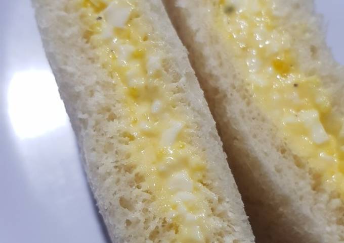 Resep Japanese Egg Sandwich (Tamago Sando) oleh Sukma Lestari - Cookpad