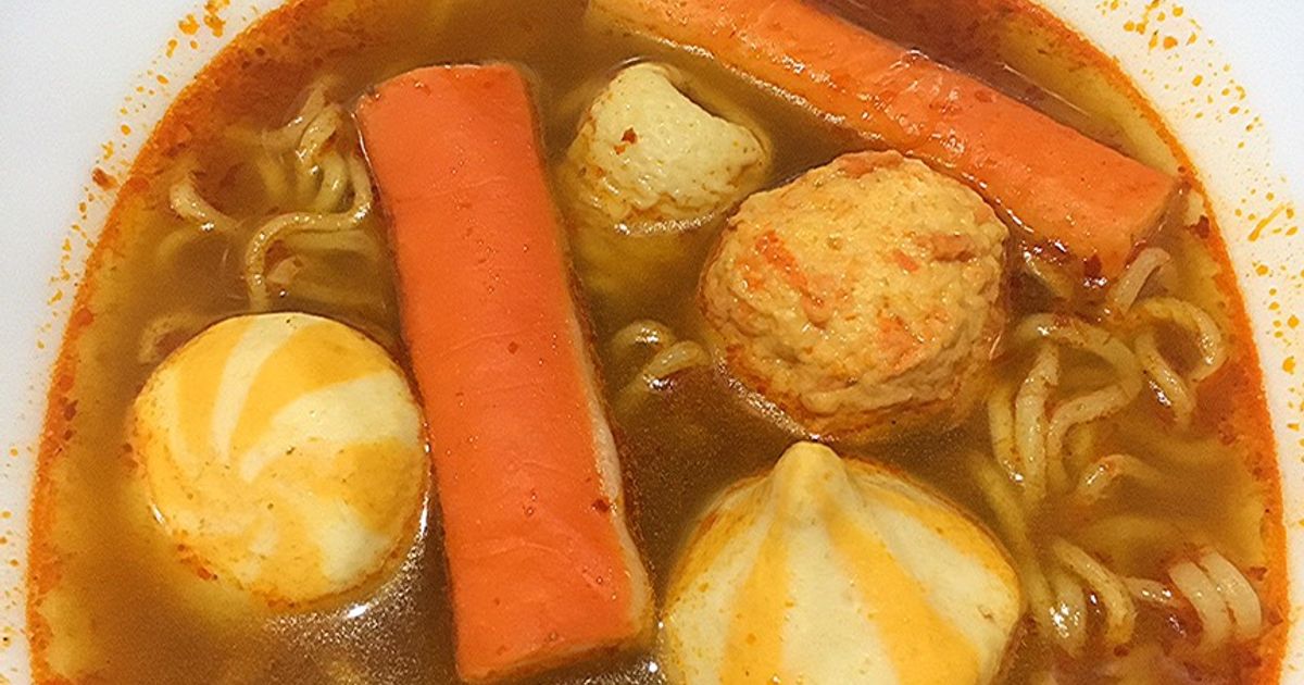 Resep Suki Kuah Tom Yum Rice Cooker oleh Husna Aspan - Cookpad