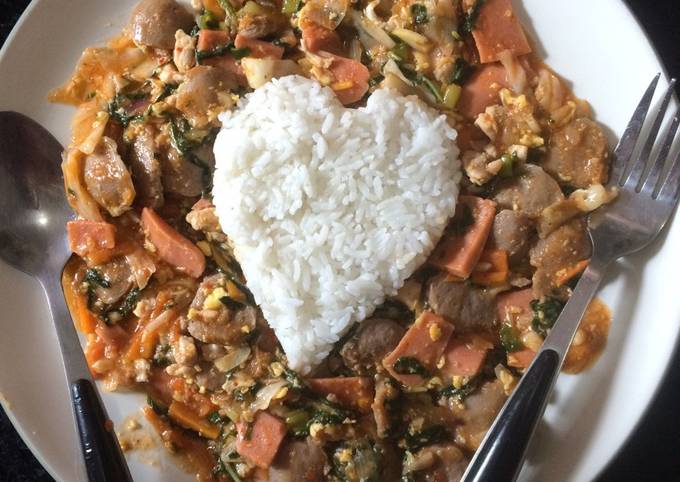 Resep Crazy rice / nasi gila oleh Ayu - Cookpad