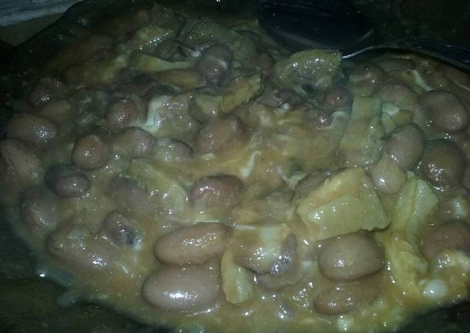 Guiso de Mondongo con Poroto marron Receta de Tamara Olmos- Cookpad