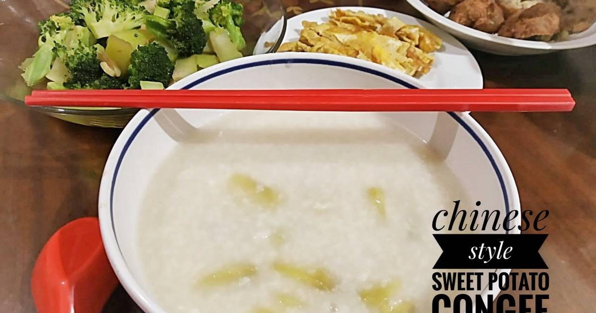 Resep Chinese Style Sweet Potato Congee oleh Debby Lukito - Cookpad