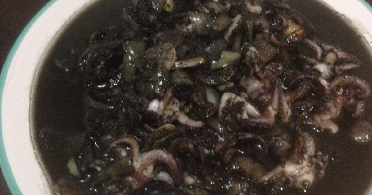 Resep Kepala Cumi Item Bumbu Baceman Bawang oleh AyuNovita - Cookpad