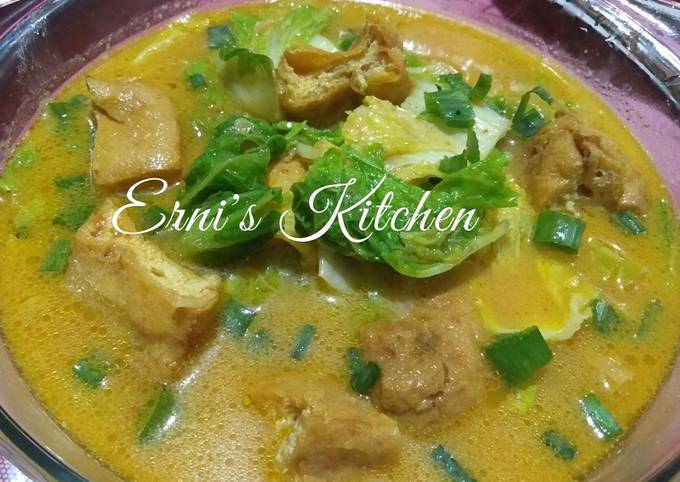 Resep Oblok oblok Sawi putih Tahu gembos oleh Erni's Kitchen (RK) - Cookpad