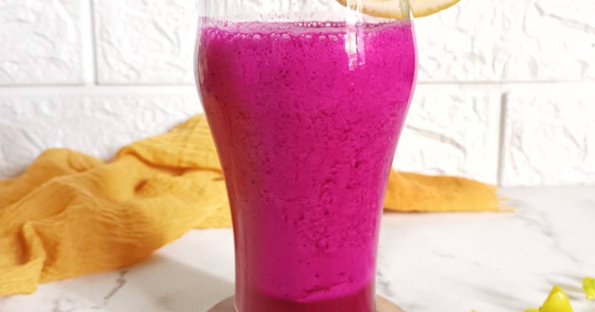 Resep 386. Jus Buah Naga Lemon oleh Re Milik - Cookpad