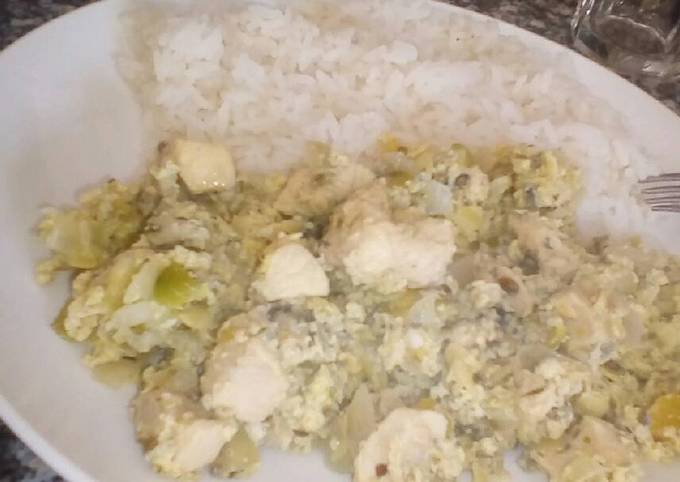Revuelto de zapallitos y pollo Receta de Mariana 🐞- Cookpad