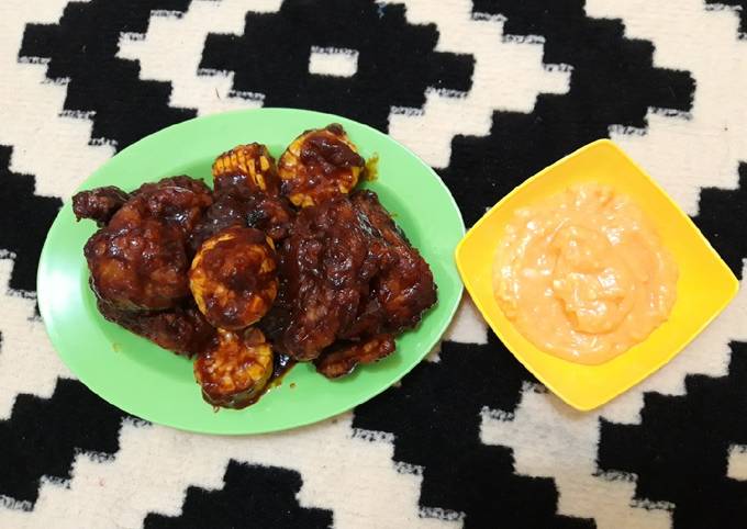 Resep Fire Chicken ala Richeese + Saus Keju oleh Ayu Ummu Khadijah ...