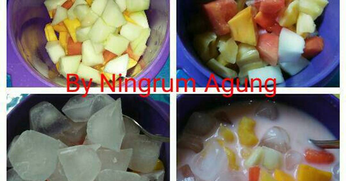 913 resep es buah susu enak dan mudah - Cookpad