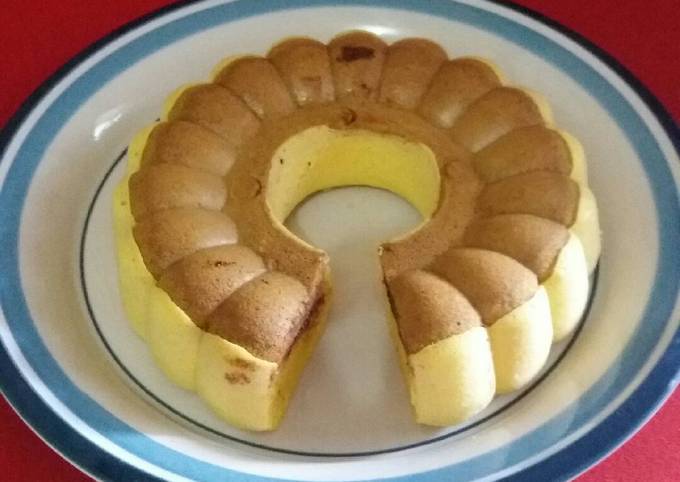 Resep Cake kukus labu kuning isi coklat oleh Susan Mellyani - Cookpad