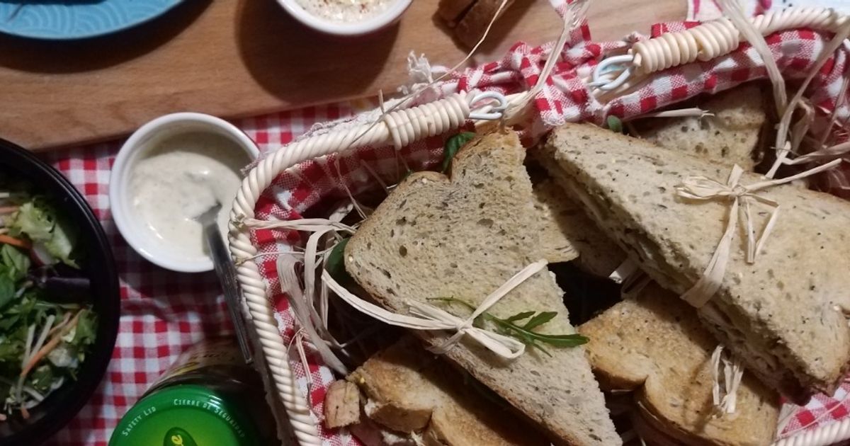 Chicken Shawarma Club Sandwich 🥪 Recipe By Bayt Asma