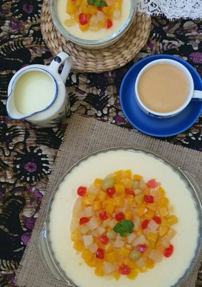 Resep Fruit Cocktail Silk Pudding oleh Rossy Anna Oktavia (ABATA ...