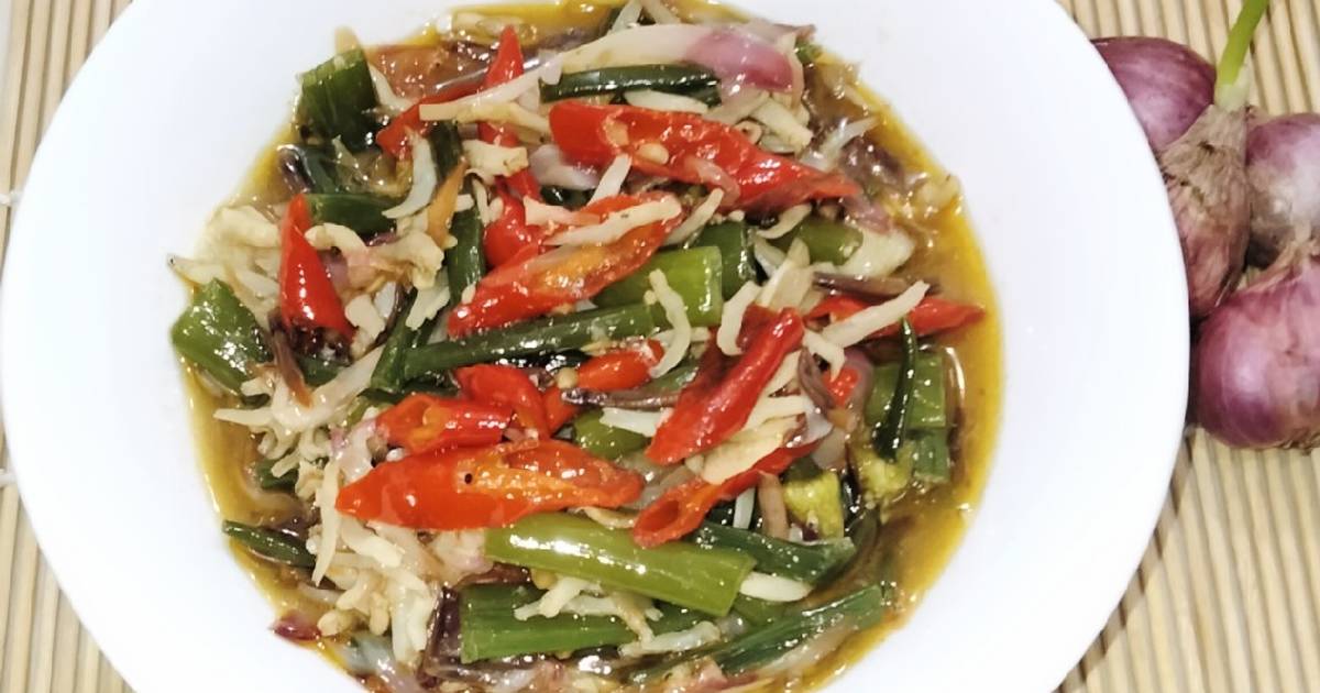 46 resep tumis bunga bawang dan teri enak dan mudah - Cookpad