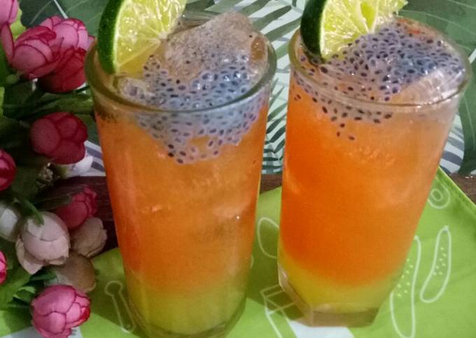 Resep 371. Es Sunset Papua oleh Istikah 20444011 - Cookpad