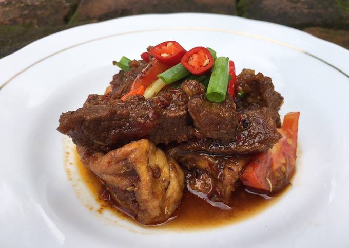 Resep Rica Rica Daging Sapi dan Tahu oleh letmeeatwell - Cookpad