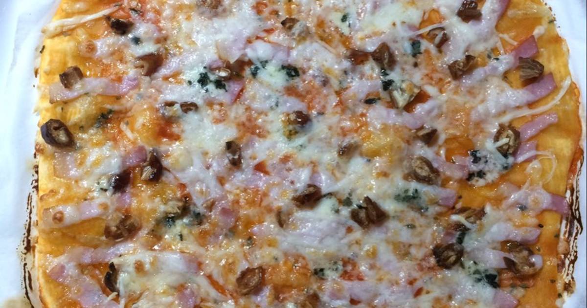 Pizza beicon y dátiles Receta de maradriatico38- Cookpad