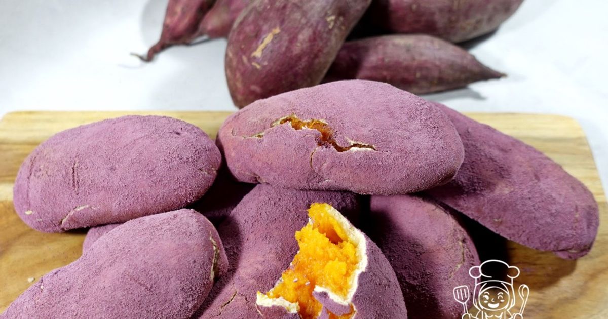 Resep Korean Sweet Potato Bread (Roti Ubi Korea) oleh Masakdong with ...