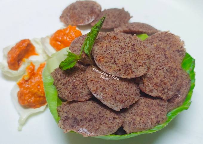 Finger millet mini idli Recipe by DrKhushboo Bansal - Cookpad