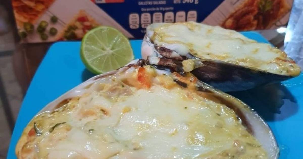 Almeja gratinado - 19 recetas caseras- Cookpad