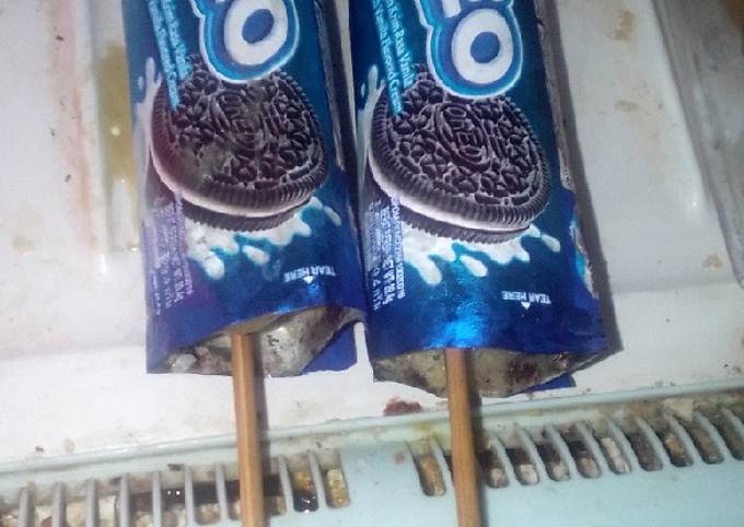Resep Es krim Oreo viral!! oleh tsaqib thalib - Cookpad