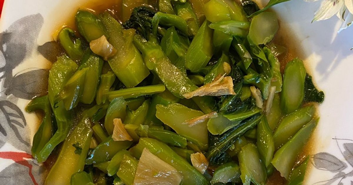 Stir Fried Chinese Broccoli With Ginger Recipe By Minh Hayes