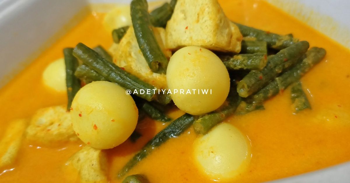 Resep Gulai Kacang Panjang oleh Mama Baim - Cookpad