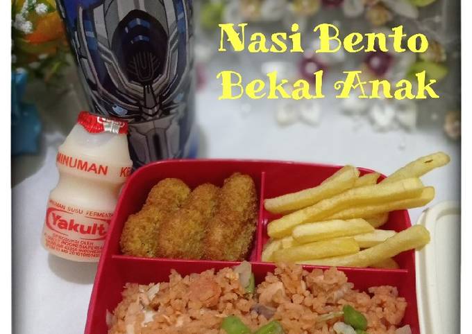 Resep Nasi Bento Bekal Anak oleh Ana Rafa Fadhlillah - Cookpad