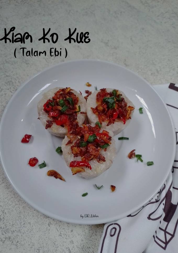 Resep Kiam Ko Kue (Talam Ebi) oleh Rany TriSuci - Cookpad