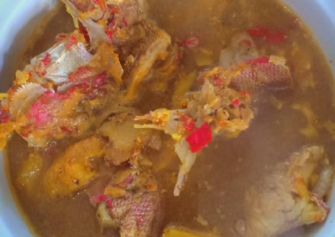 Resep Lempah Kuning Ikan Kakap oleh melinda - Cookpad
