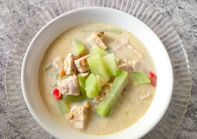 Resep Sayur Lodeh Tempe Labu Siam oleh Mba’Oppie_Kitchen - Cookpad