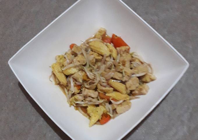 Resep Oseng putren toge tempe oleh Ani Brilian - Cookpad