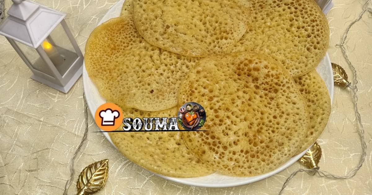 طريقة عمل بغرير بدون إختمار على اصولها بطريقة سهلة وسريعة من 🇩🇿🌹souma 🌹 ...