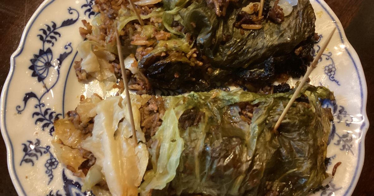 California Farm Beef Cabbage Rolls Recipe By Hobby Horseman