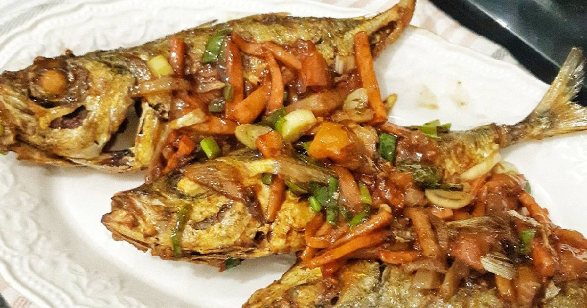 Resep Ikan Goreng Saos Tiram oleh Indah Riduwan - Cookpad