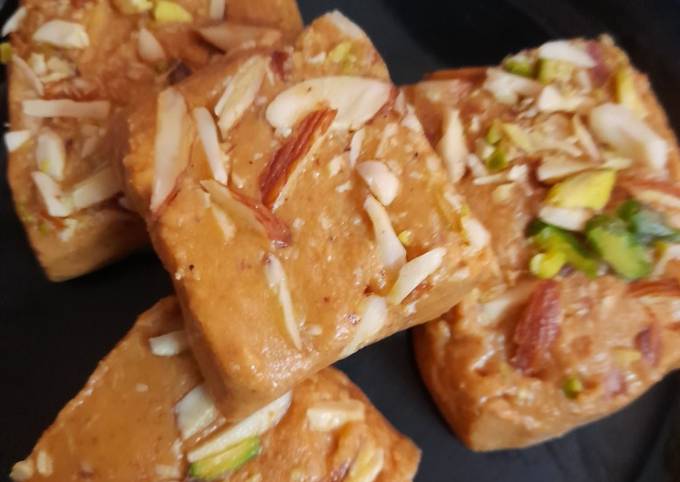 Besan ki chakki Recipe by Falgooni Mangrola - Cookpad