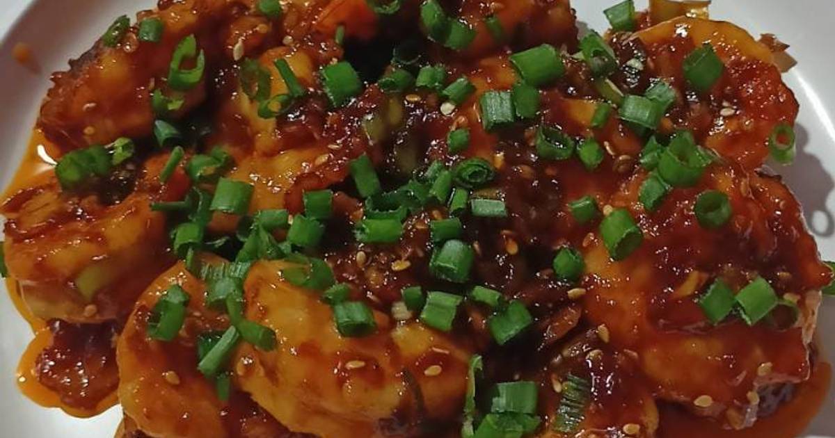 Garlic chilli prawn 🦐🍤 Recipe by Dr Rajkumar Meena - Cookpad