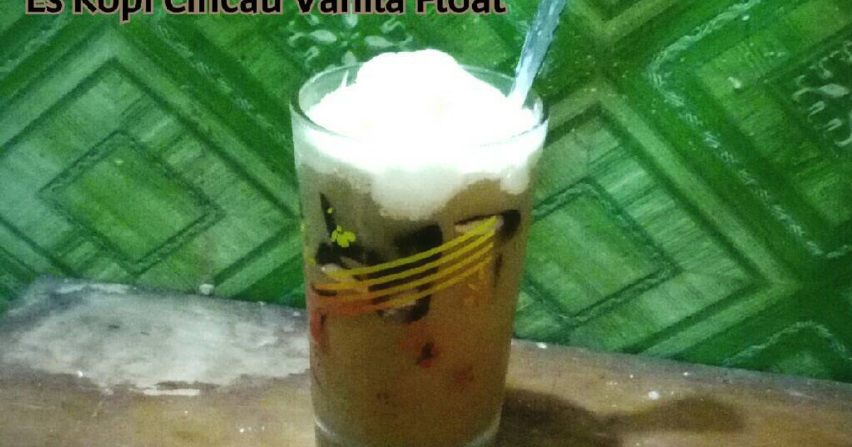 Resep Es Kopi Cincau Vanila Float oleh 🌻niabundaalif.blogspot.com - Cookpad