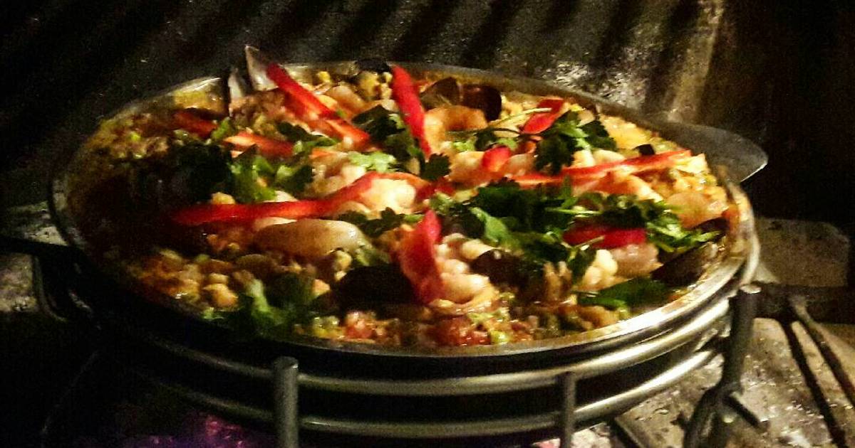 Paella al disco - 7 recetas caseras- Cookpad