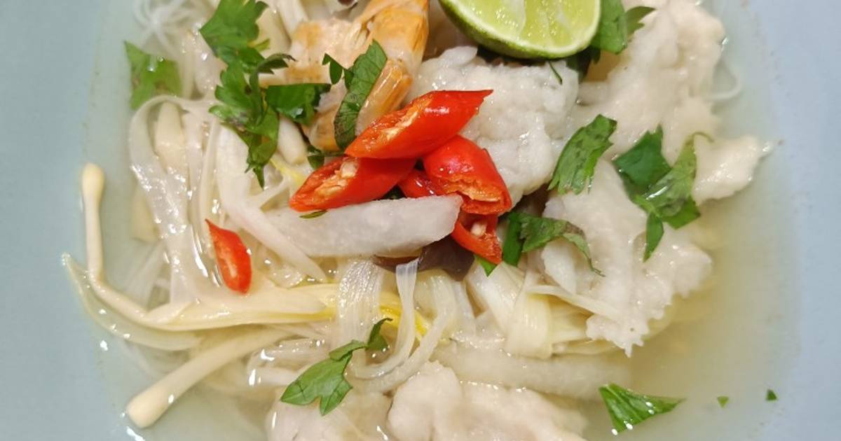 132 resep kuah tekwan sagu udang kering enak dan mudah - Cookpad