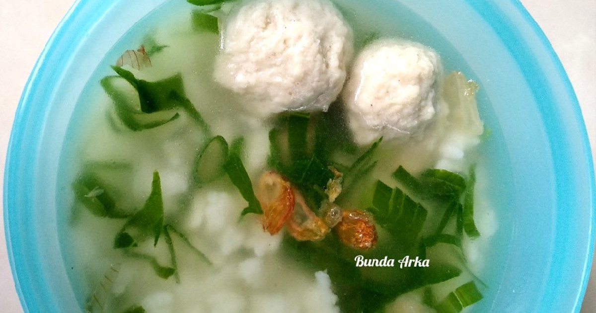 Resep Mpasi 12 Bulan "Bakso Ayam Kuah" oleh Bunda Arka - Cookpad