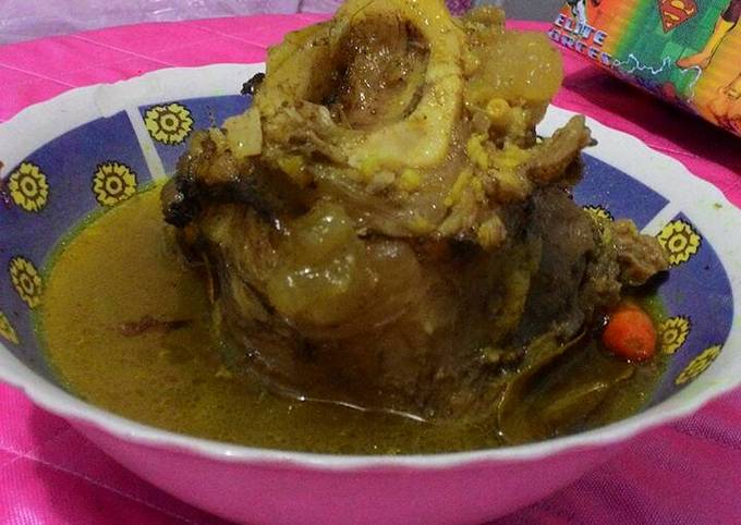Resep Soto skengkel (sum2) Sapi 🍲🐄 oleh Ria Maulana - Cookpad