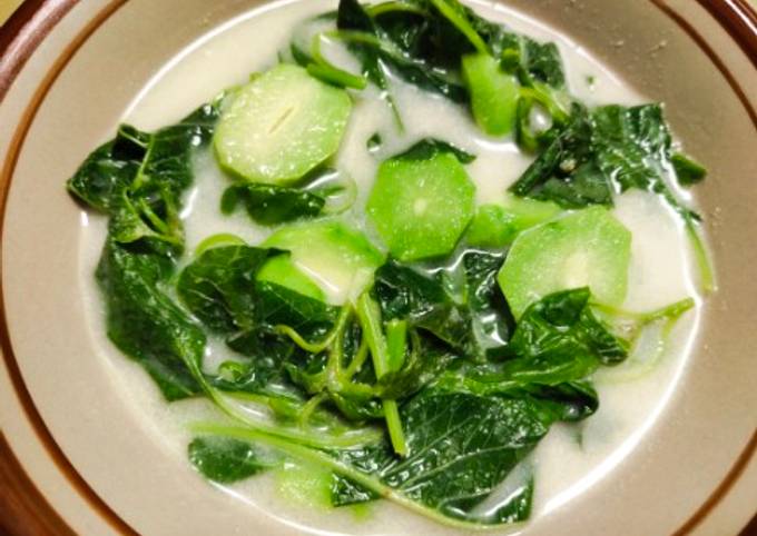 Resep Bobor bayam labu siam oleh mama nissa🌺 - Cookpad