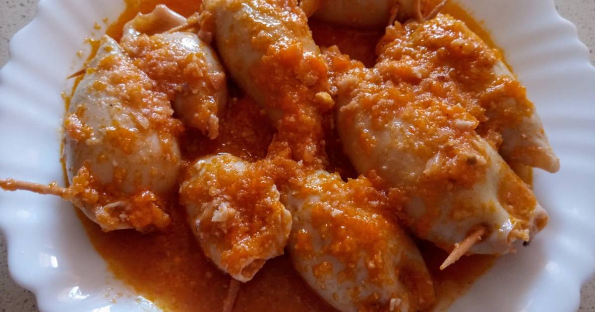 Filete de pescado relleno de marisco - 25 recetas caseras- Cookpad