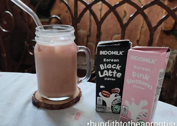 Resep 🖤💗 Blackpink Latte 💗🖤 oleh dithahikaru - Cookpad