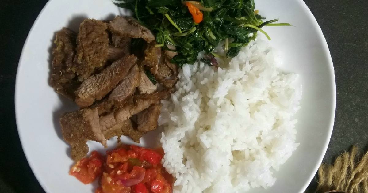 Resep Sei Sapi Asap Sambal Luat Oleh Ka Pawon By Elysnawati Cookpad