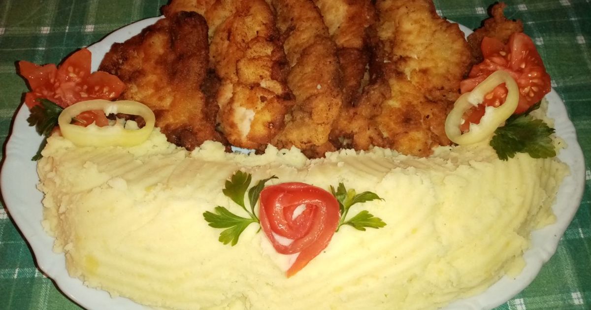 Rántott Karaj Burgonya Pürével | Erzsébet Várnagy receptje - Cookpad ...
