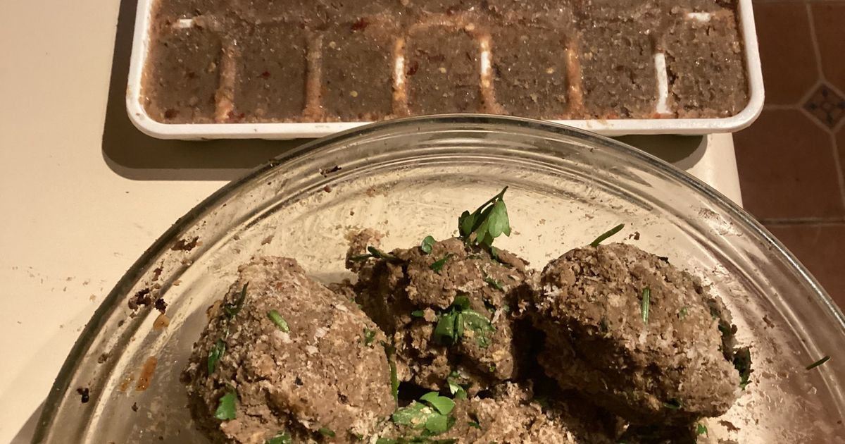 California Farm Beef Liver Broth Cubes And Dumplings Recipe By Hobby ...