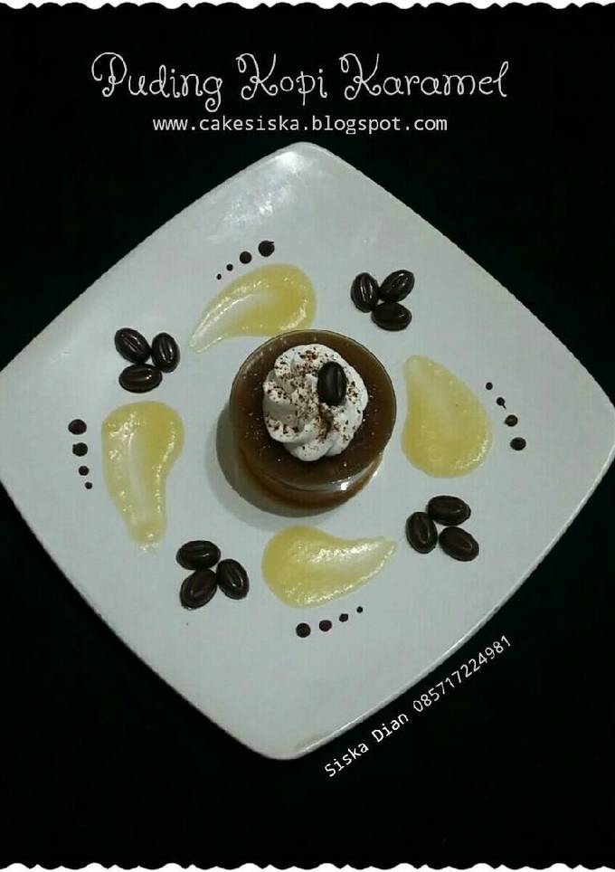 Resep Puding Kopi Karamel #aop_platingbarenganekapuding oleh Siska Dian ...