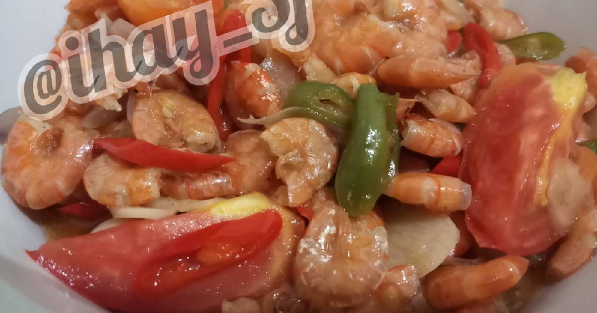 Resep Oseng Udang Bajang/Udang Sungai oleh Iechay - Cookpad