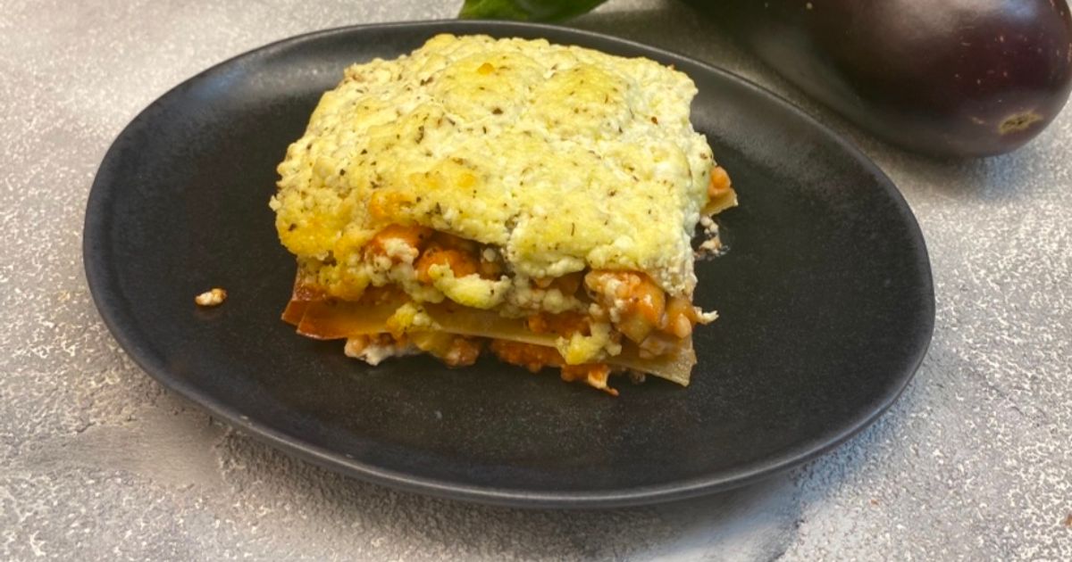 Griechische Lasagne Mit Trachana Und Feta Rezept von Oregano & Lemon ...