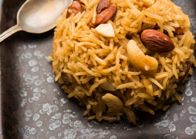 Gud ke chawal | Jaggery rice Recipe by Suman Dhaka - Cookpad