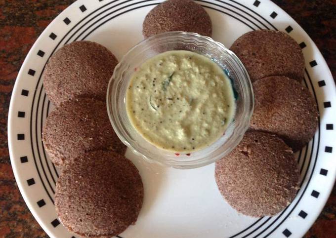 Ragi Rava Idli Recipe by Asifa Kouser - Cookpad